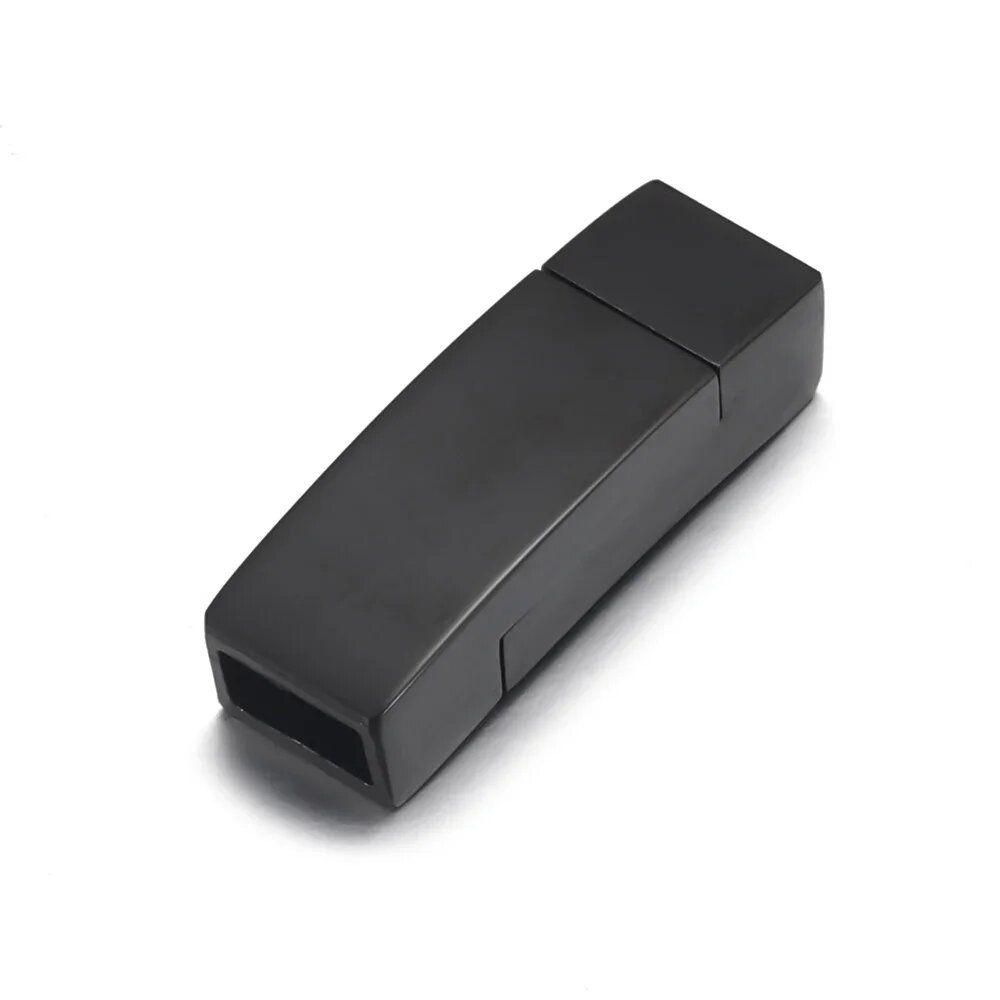 Магнитные застежки EMBLAASK из нержавеющей стали для браслетов Черный, Shiny Black