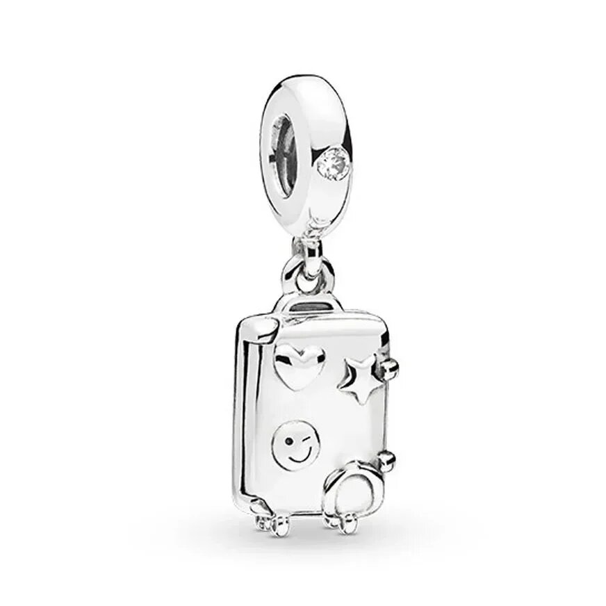 Подвеска Pandora Suitcase Charm, серебро, Цвет: 5