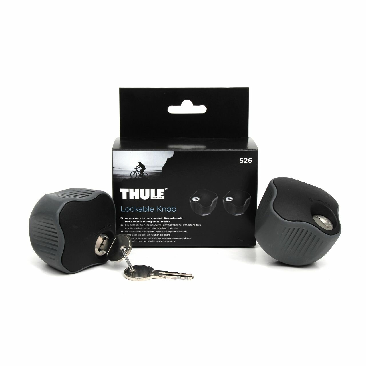 Замки-барашки Thule 526 для запирания багажников на водостоки/велокреплений (2 шт) 526