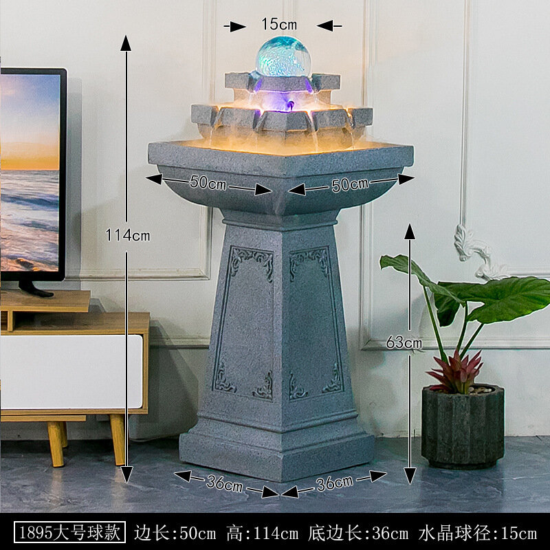 Фонтан "Фэн-шуй", 50 см, 1895, для гостиной, аквариума, увлажнение пола, подарок на новоселье