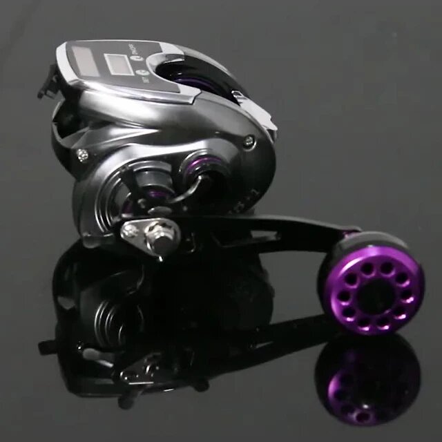 Электронная катушка PRO BEROS 8.0:1 для морской рыбалки Правая рука, Metal Handle Reel