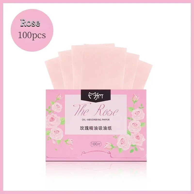 Розовые салфетки для лица The Rose 100 шт. No.1