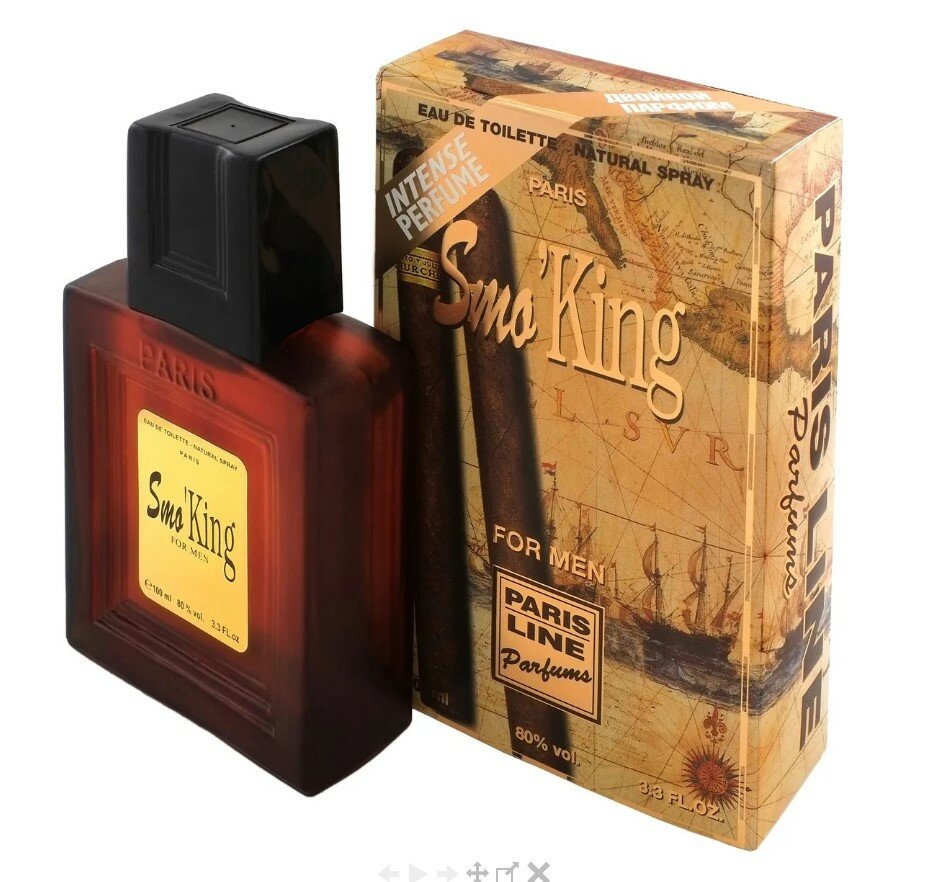 Paris Line Parfums "Smo`king" туалетная вода мужская, флакон 100 мл