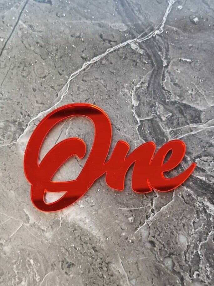 Топпер для торта One на годик