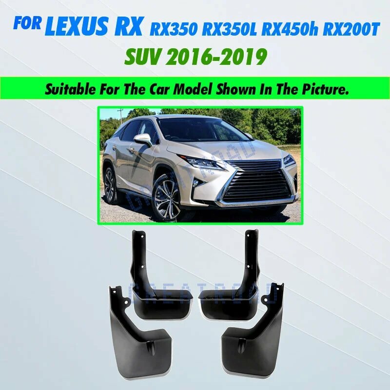 Для LEXUS RX RX350 RX450h RX200T RX350L 2016 2017 2018 2019 брызговики передние и задние брызговики