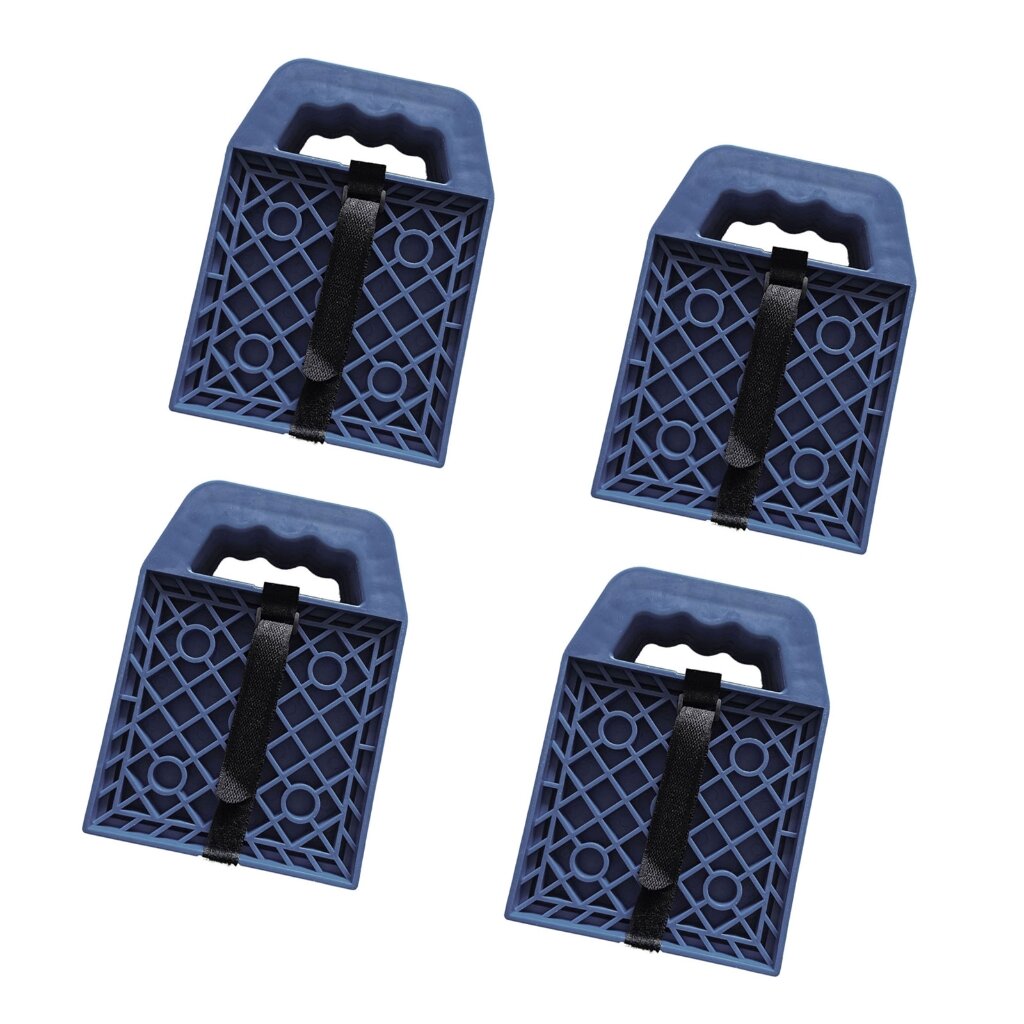 Четыре туристических прицепа для кемпинга, комплект из 4 частей, блок выравнивания RV, подушка для устойчивости rv-серый