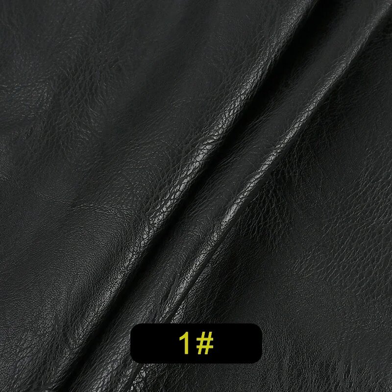 Искусственная кожа черная 50x138 см, Color: 1Black