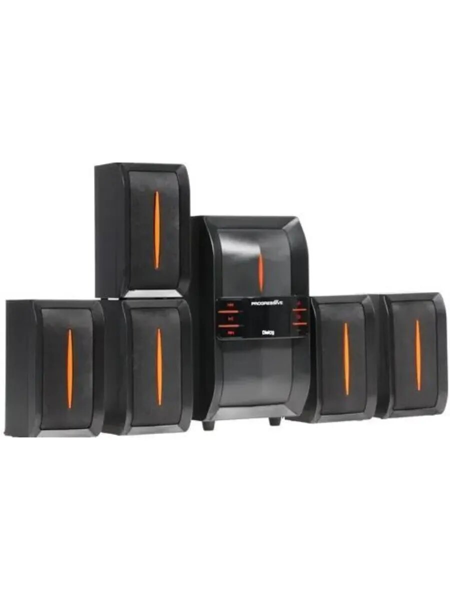 Колонки Progressive AP-540 AP-540 оранжевый - 5.1, 52 Вт