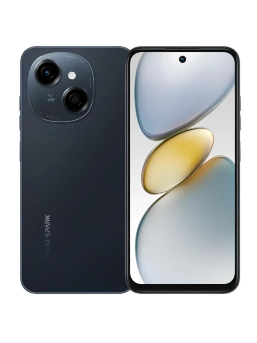 6,67" Смартфон Spark Go 1 4/128 ГБ TCN-KL4.4.128. BK BLACK