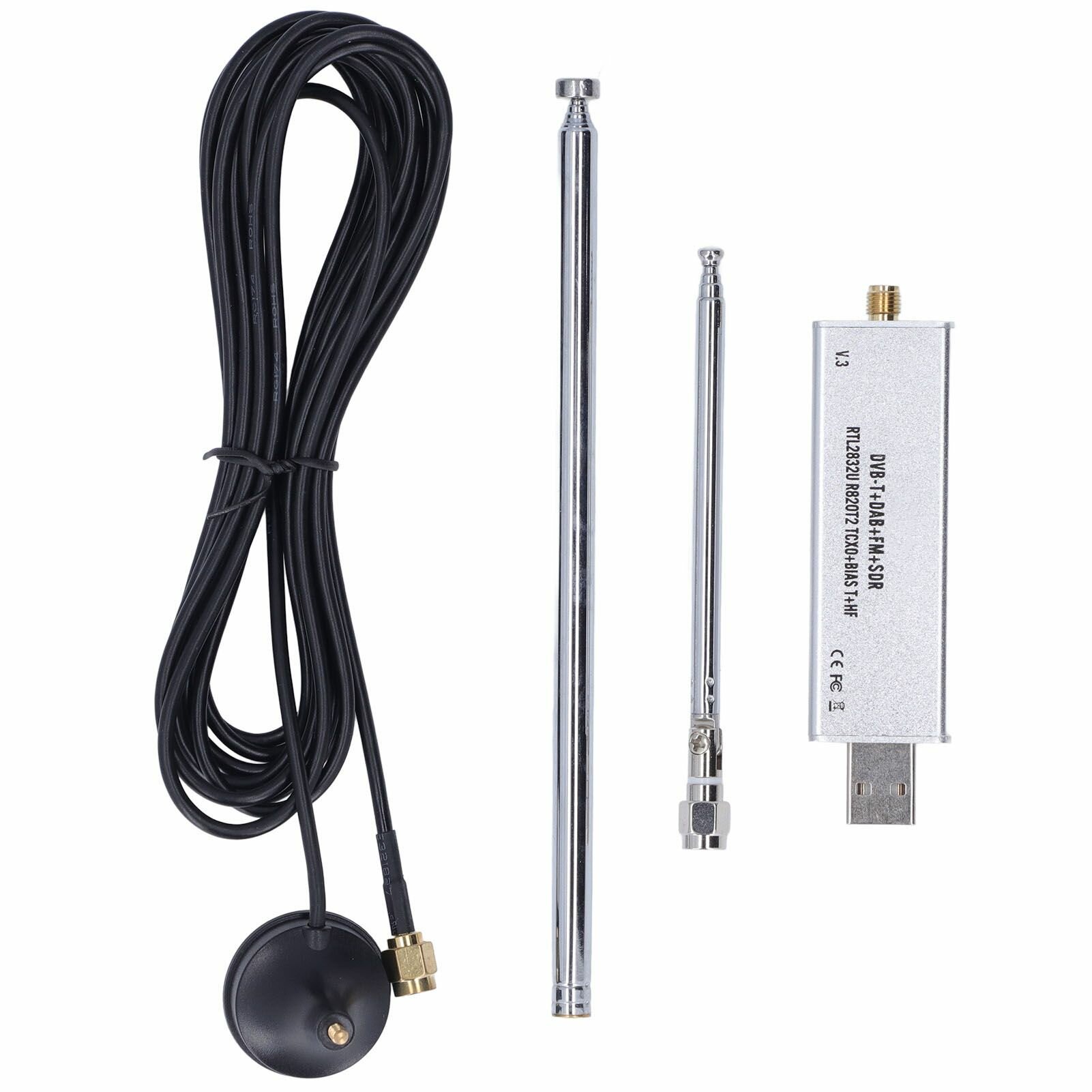 Программно-определяемый радиоприемник RTL2832U 100 кГц-1,7 ГГц, полнодиапазонный SDR с приемником R820T2 TCXO BIAS T SMA HF