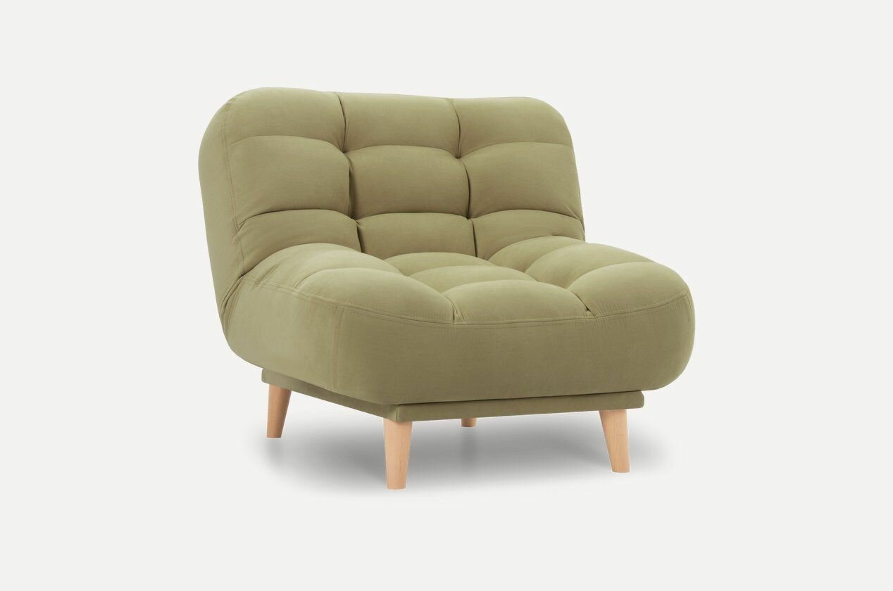 Кресло в гостиную мягкое Divan.ru Бонс-Т Велюр Оливковый, зеленый, вельвет, без подлокотников