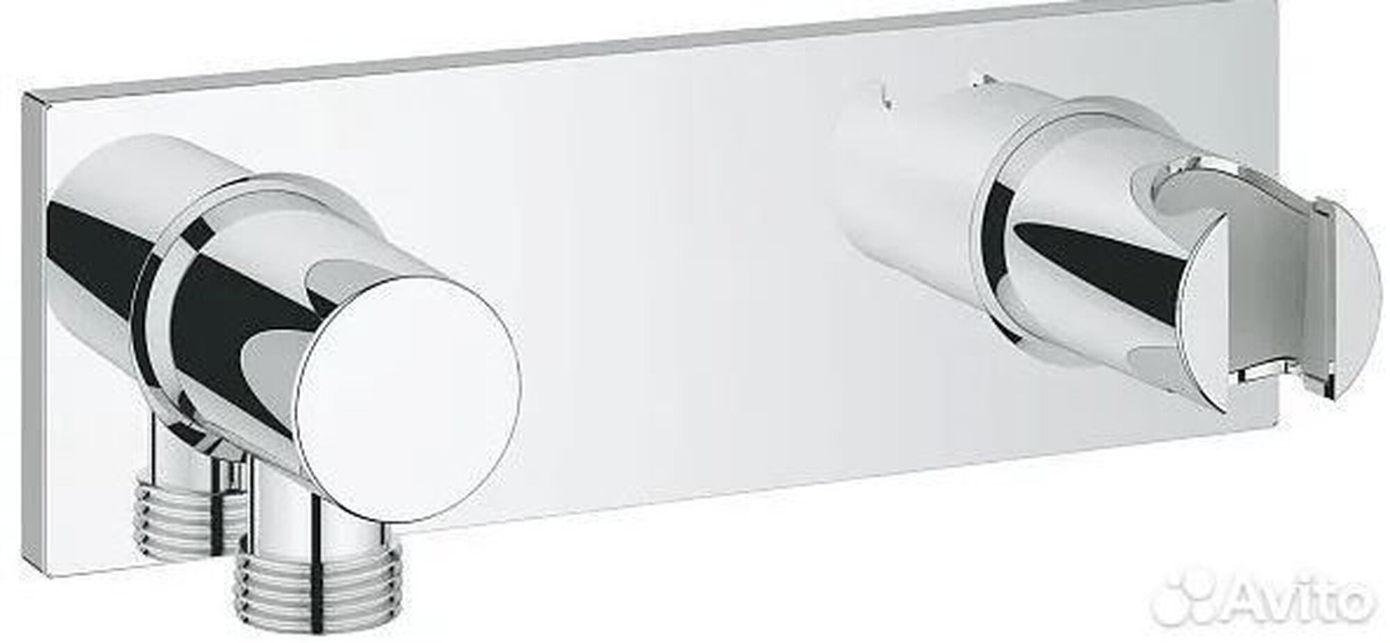 Держатель ручного душа Grohe Grohtherm F 27621000, серебристый, крепление на стену