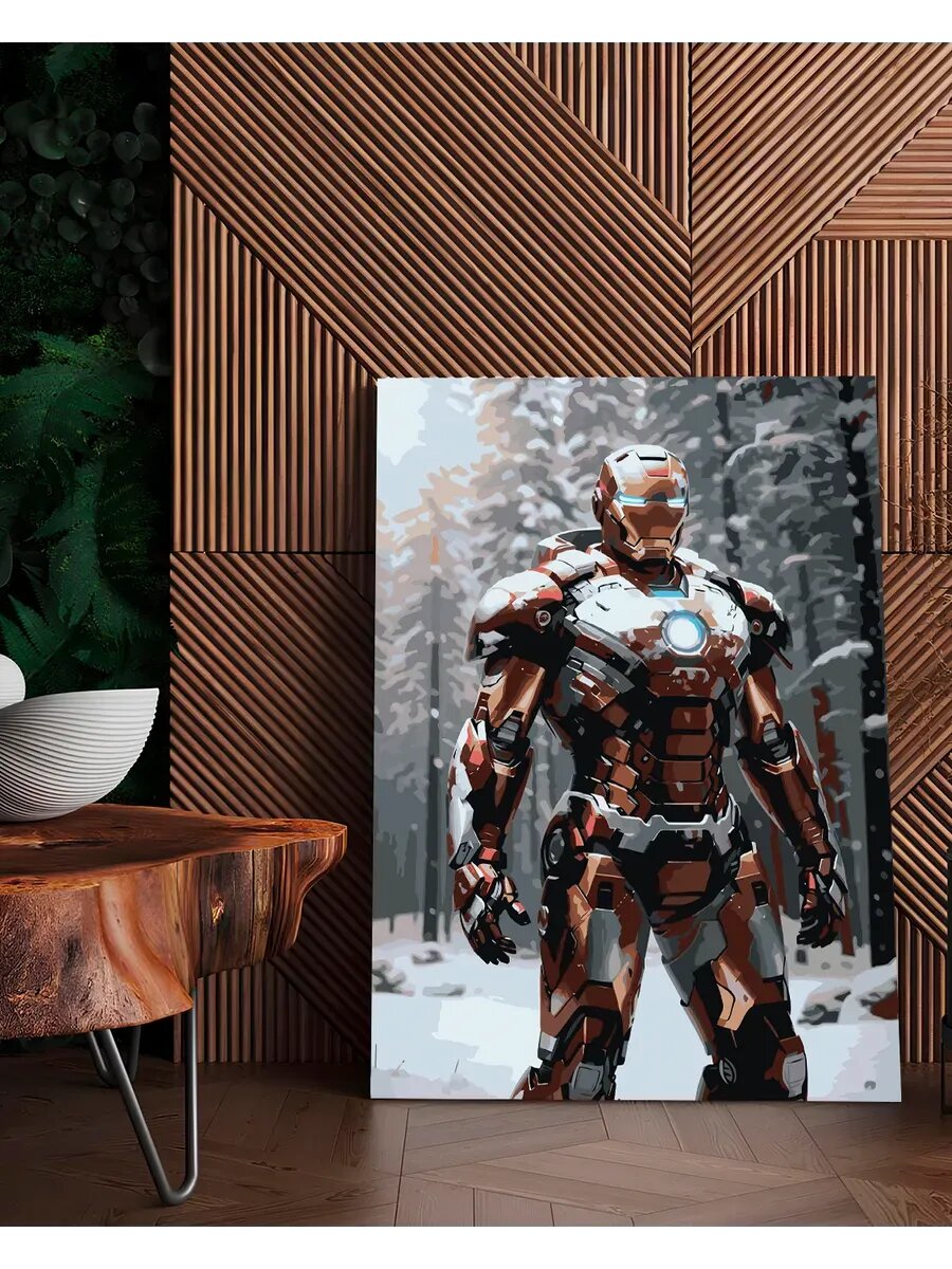 Картина по номерам Железный-Человек