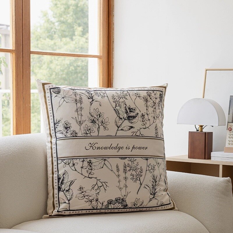 Американский стиль диван-кровать для гостиной, очень большая подушка, наволочка без наполнителя, высококачественный легкий роскошный стиль