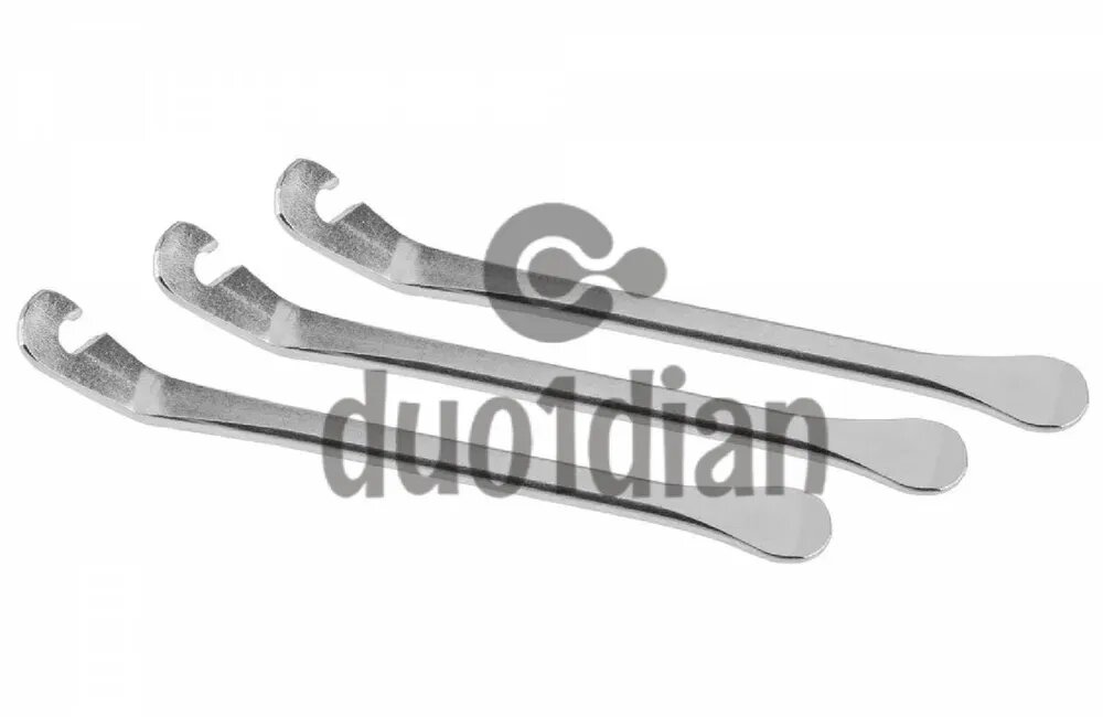 3-шт Шиномонтажная лопатка сталь серебристые комплект монтажки для велосипеда