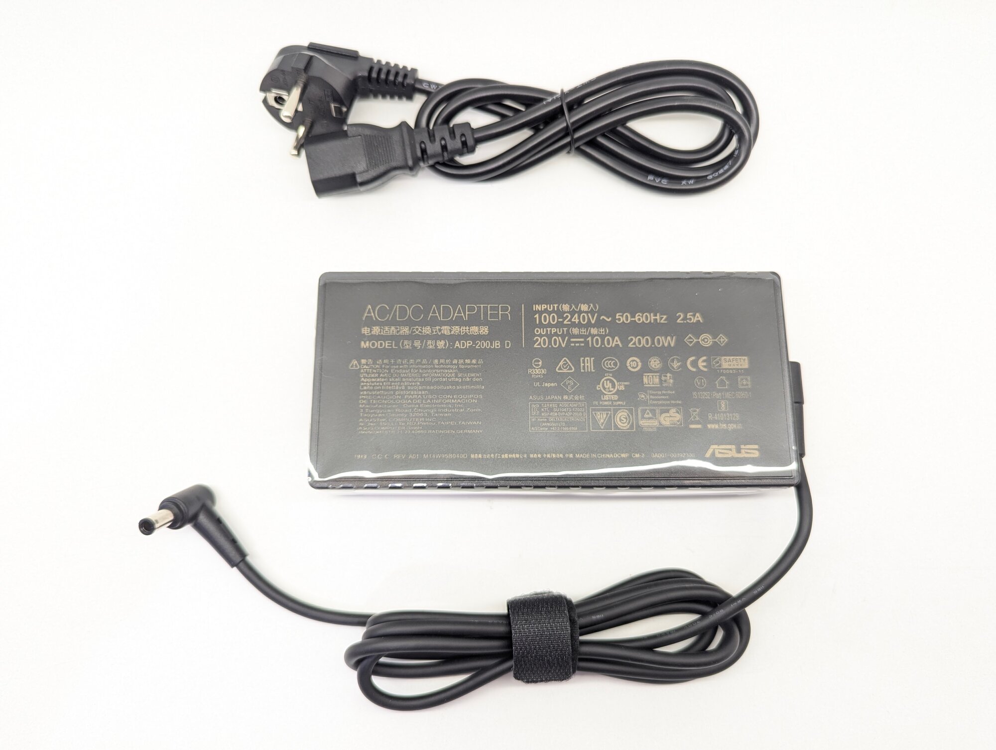 Блок питания ADP-200JB D Asus 20V 10A 200W зарядка для Asus ROG Strix G17 G713IE, G513IC, Zephyrus G15 GA503QM, TUF Gaming F17 FX707ZC