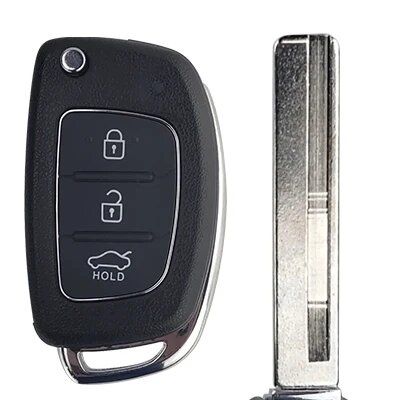 Брелок для Hyundai 3 Button HY20R Blade, черный