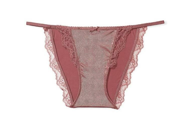 Трусики-стринги женские Victoria's Secret 1 шт. Dried Rose Pink 10100745, XS EU