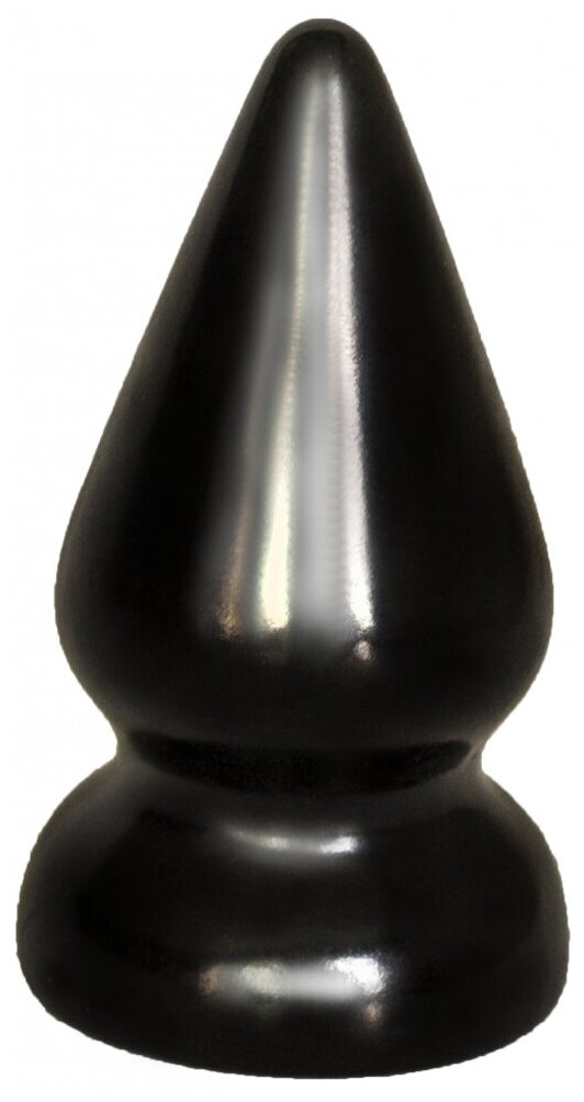 LOVETOY (А-Полимер) Анальная пробка Magnum 1 (420000), D: 5 см, L: 10 см, чёрный