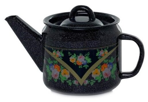 Чайник Лысьва 2707/4РкЭ заварной 1л с рисунком Красава