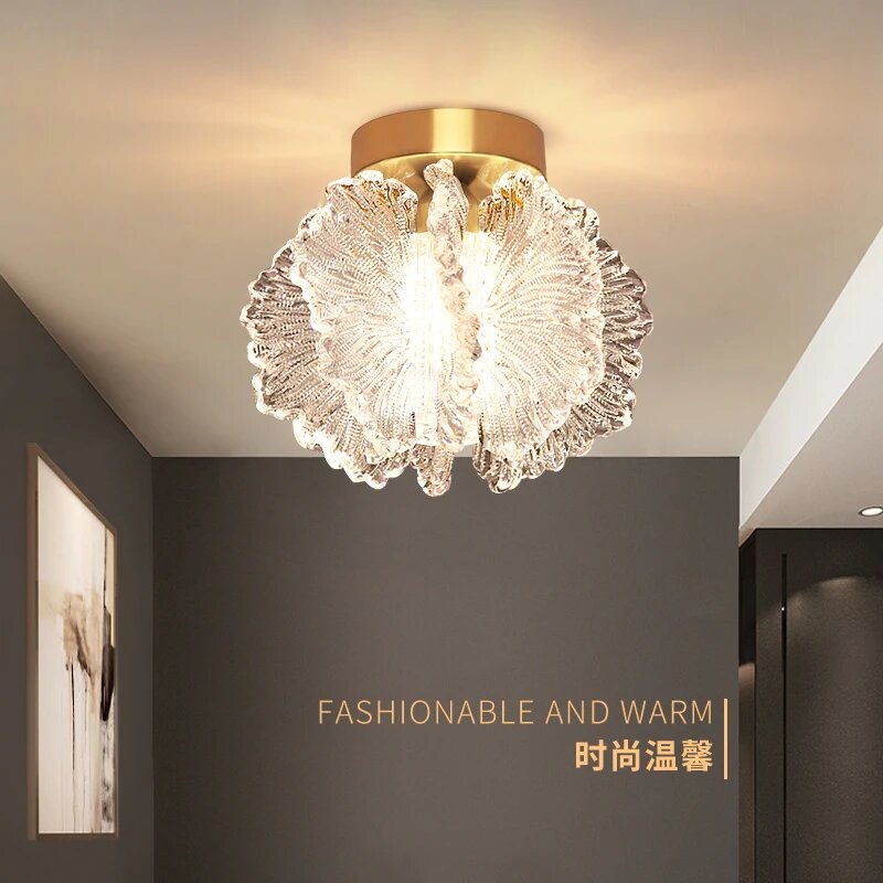 Потолочный светильник акриловый цветок, цвет корпуса: Ceiling lamp
