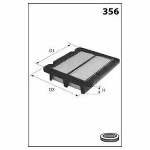 Фильтр воздушный LUCAS FILTERS LFAF229 для Chevrolet Aveo; Daewoo Kalos