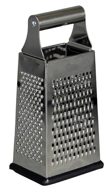 Терка 4-х гранная Металл. Высота 18см, высота рабочей поверхности 14см