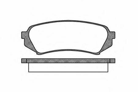 Колодки тормозные дисковые /комплект 4 шт/ TOYOTA REMSA 070600
