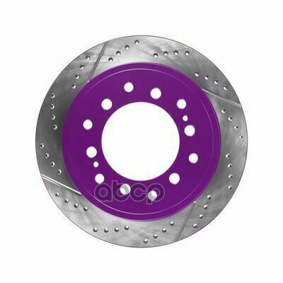 Диск тормозной TOYOTA LAND CRUISER PRADO 09- задн. Performance NiBK арт. RN1553DSET