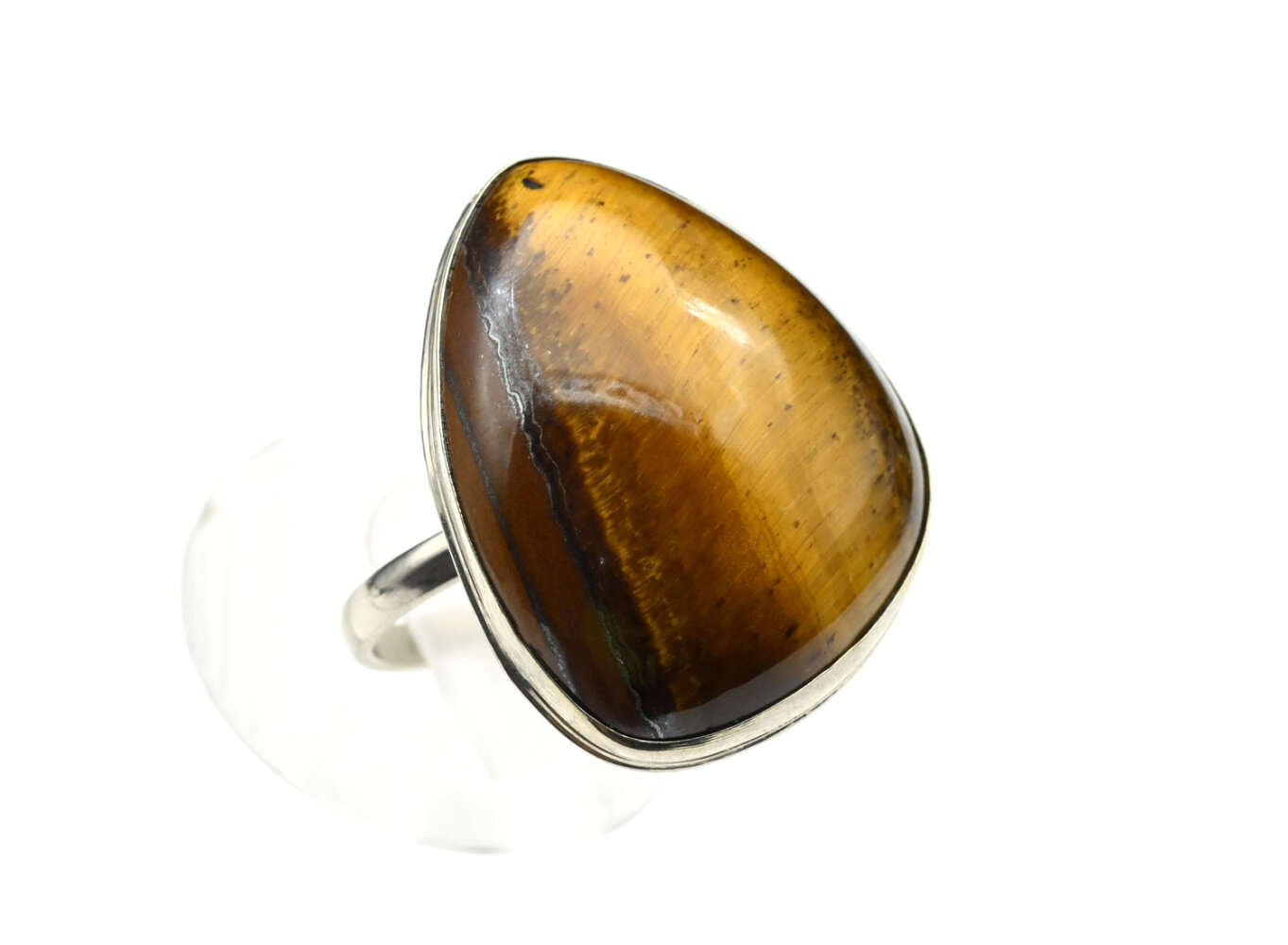 Кольцо, тигровый глаз
