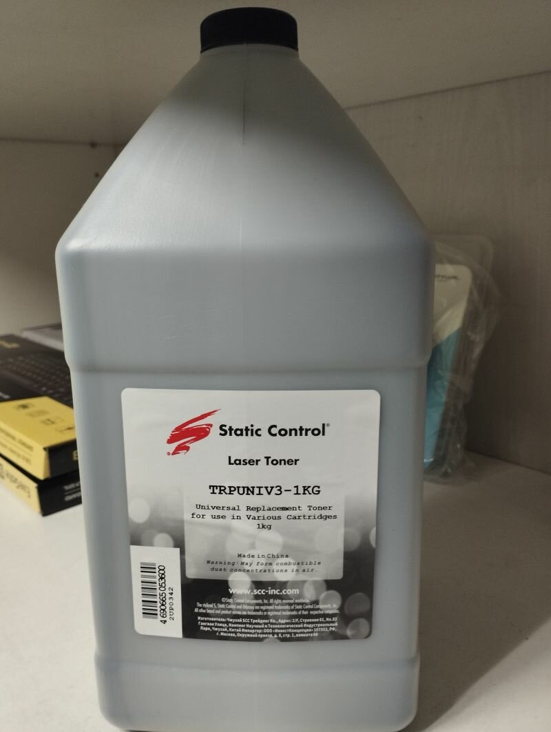 Тонер для Pantum Универсальный Static Control TRPUNIV3-1KG