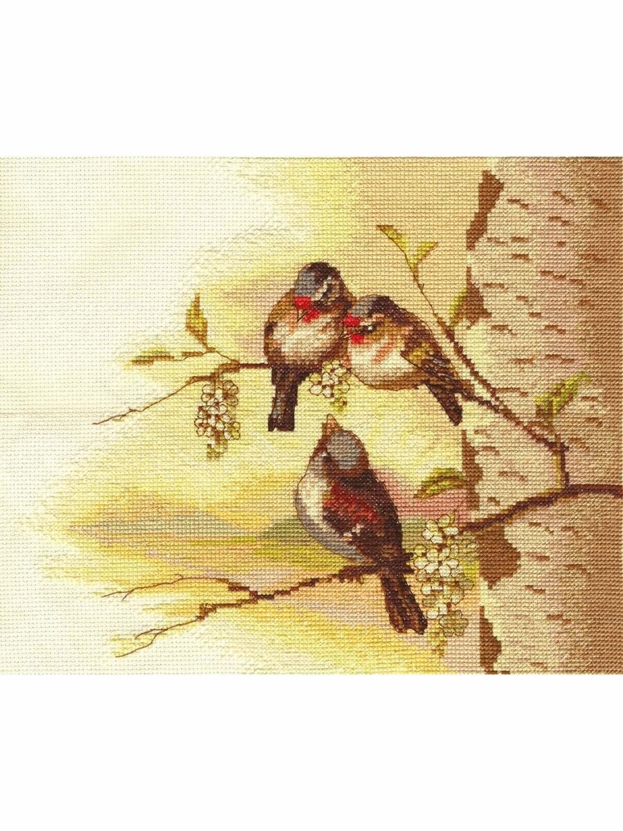 Набор для вышивания крестом "Весенняя мелодия" ПТ-1388, 27х22 см, Panna