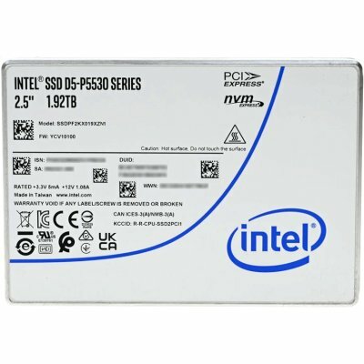SSD диск D5-P5530 1.92Tb SSDPF2KX019XZN1