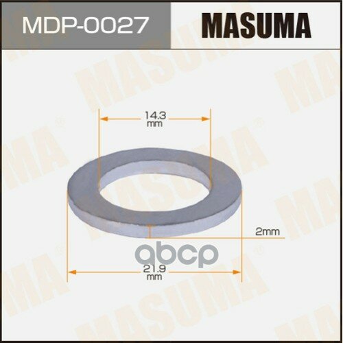 Шайба (прокладка) для болта маслосливного MASUMA, HONDA 14.3x21.9x2 уп.50 " Masuma арт. MDP0027