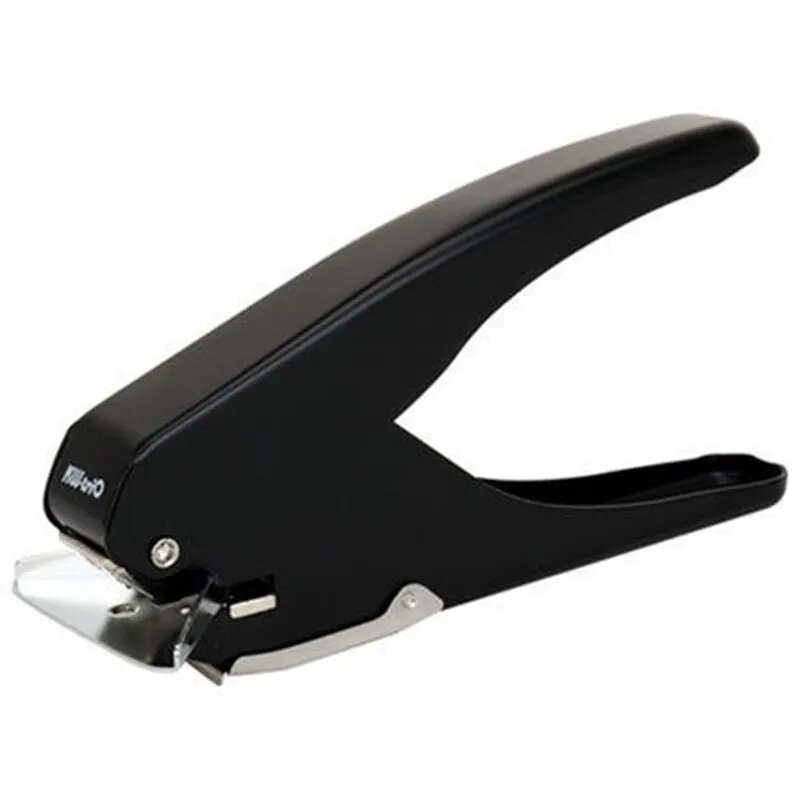 Круглый угловой дырокол KW-TRIO 9777 черный