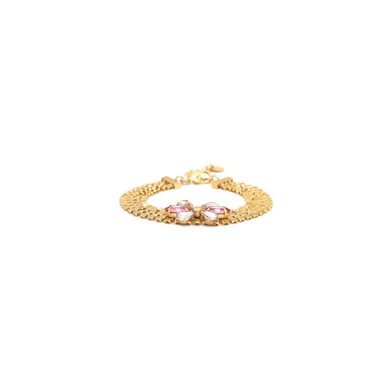 Браслет-цепочка, кристаллы Swarovski