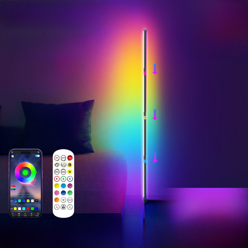 Торшер Shuo Vision Light "Симфония", 12В, Bluetooth, 4 ступени яркости, скандинавский стиль