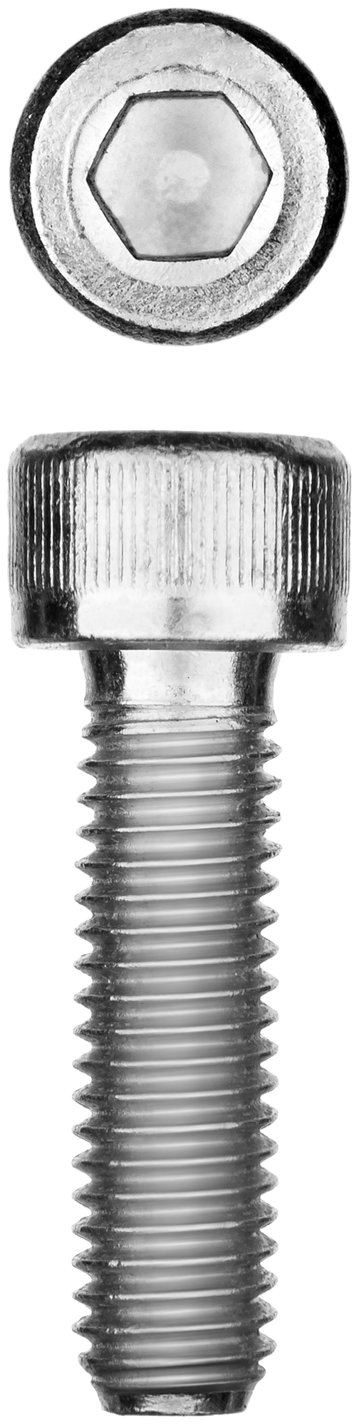 Винт Зубр DIN 912, М12x40 мм, 5 кг /105 шт./, кл. пр. 8.8, оцинкованный, 30318-12-040 30318-12-040