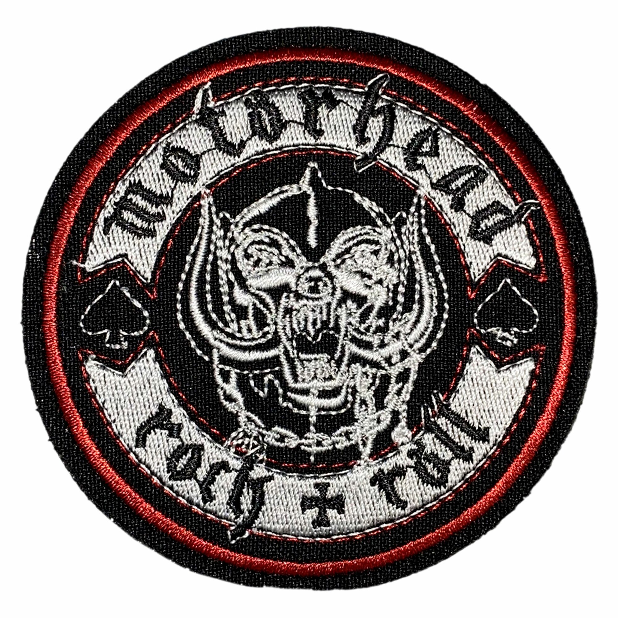 Нашивка, шеврон, патч (patch)на липучке Motorhead, размер 8,5*8,5 см