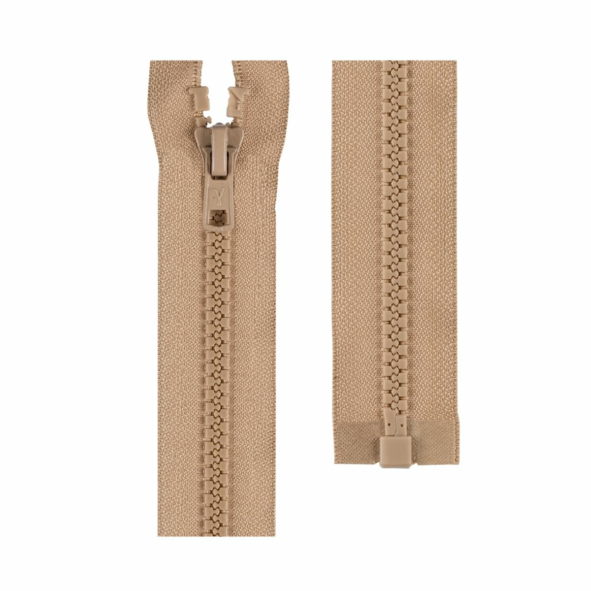 Молния трактор "GAMMA" G3081 80 см Тип 8 10 шт. разъёмная однозамковая №298 св. бежевый