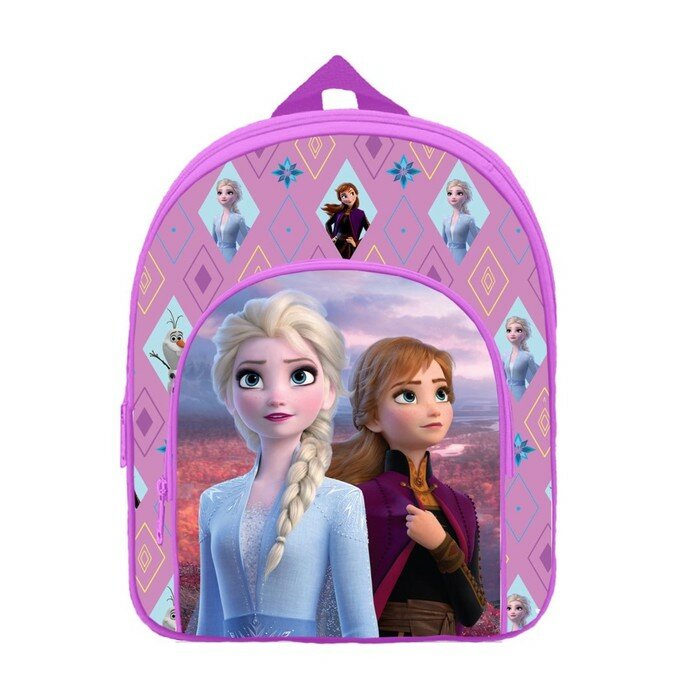 Disney Рюкзак детский для девочки с карманом, 23×19×6 см, Холодное сердце