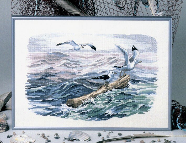 Чайки на море 73-76428