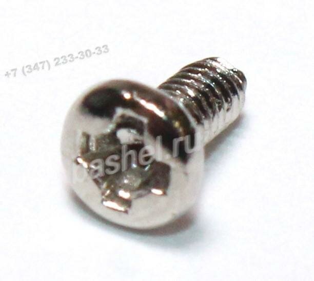 Винт М1,6х4 п/к (сталь, никель)