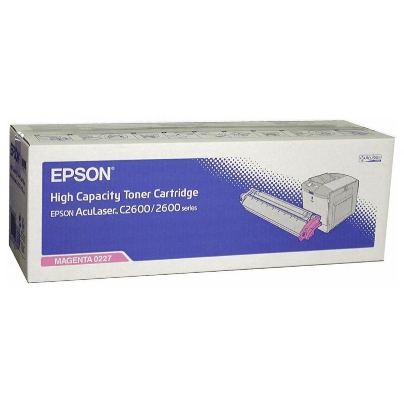 Тонер-картридж EPSON S050227 малиновый для AcuLaser C2600N