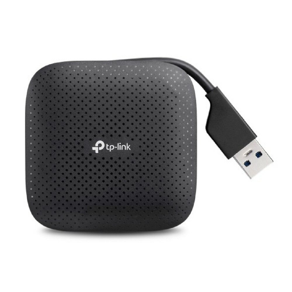 USB-концентратор TP-Link UH400, черный, 4 порта, USB 3.0