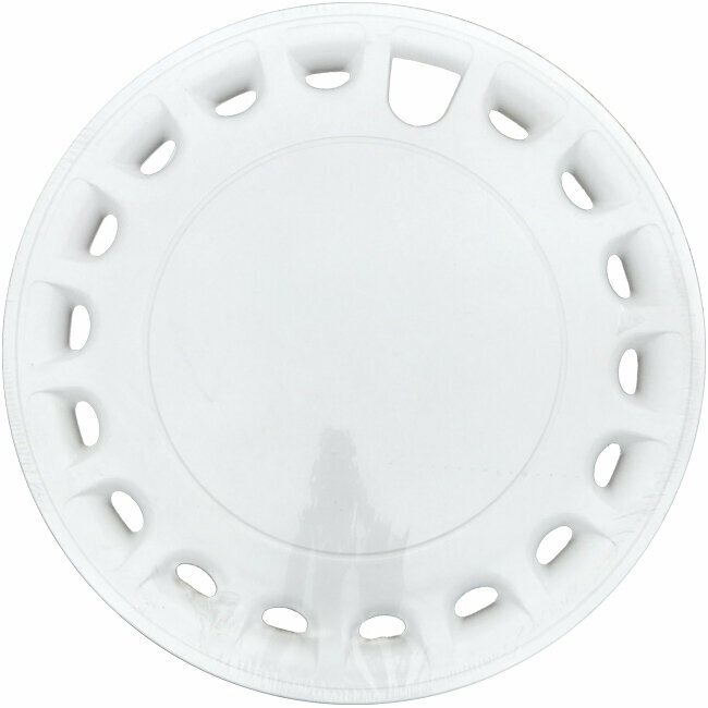 Автомобильные колпаки на диски сильвер белый R16", в комплекте 2 колпака