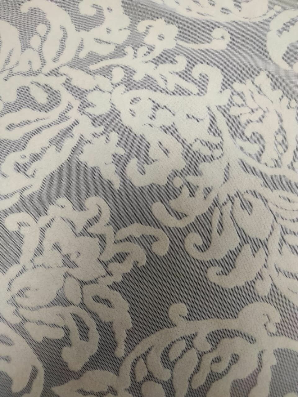 Сетка-стрейч флок, цвет шампань Италия ткань для пошива платьев и рукоделия, отрез 1м, ширина 148 см.