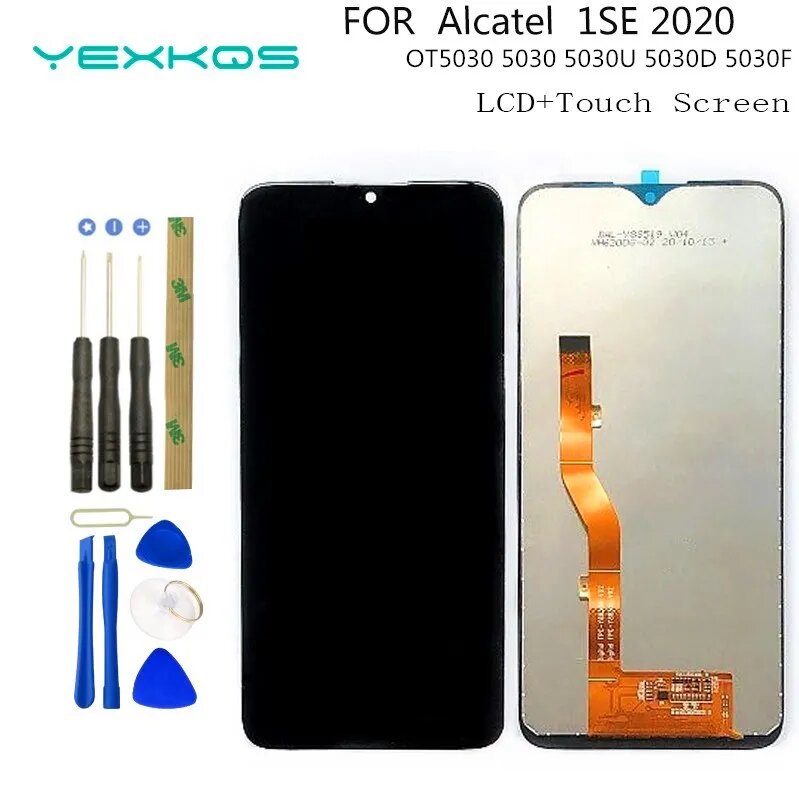 ЖК-дисплей 6,22 дюйма для Alcatel 1 SE 1SE 2020, ЖК-дисплей для Alcatel OT5030 5030 5030U 5030D 5030F, сенсорный экран, дигитайзер, стекло в сборе с инструментом