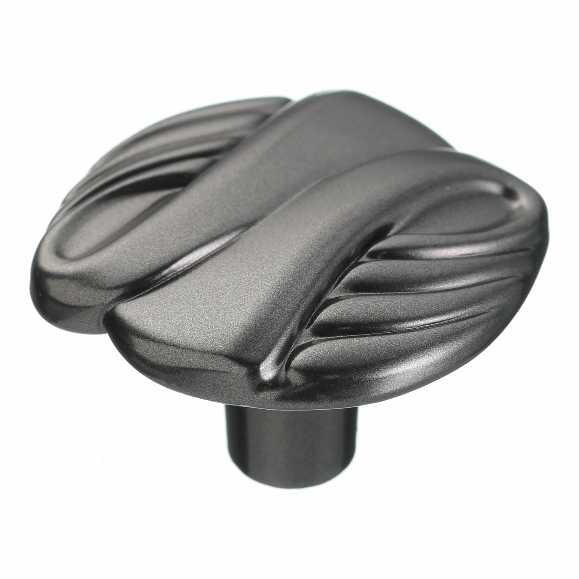 Ручка мебельная кнопка GIUSTI LINEA DECOR WPO743.000.00G1 темное серебро