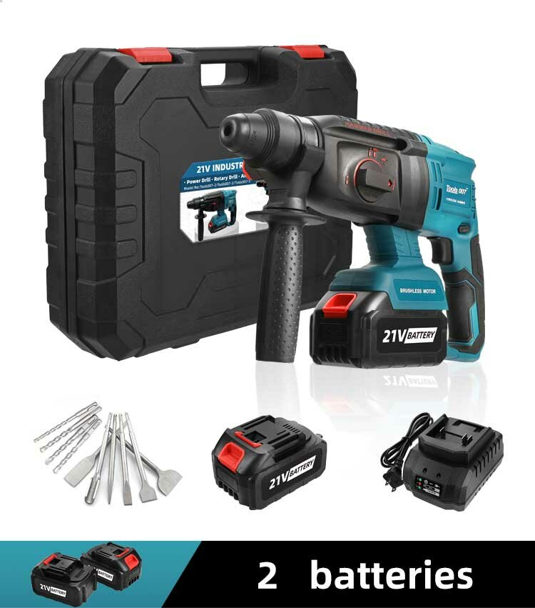 Комплект инструментов с электромолотком 20v ударного молота для бурения бесканатных инструментов